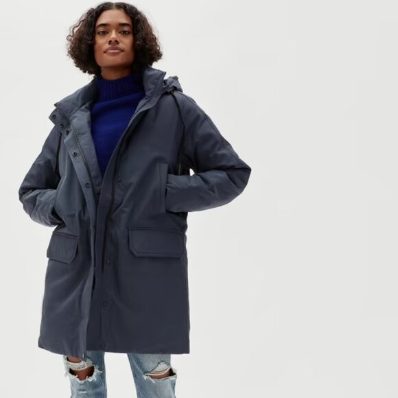 Everlane | Jackets & Coats | Everlane Womens Puffer Jacket Dark Blue ...